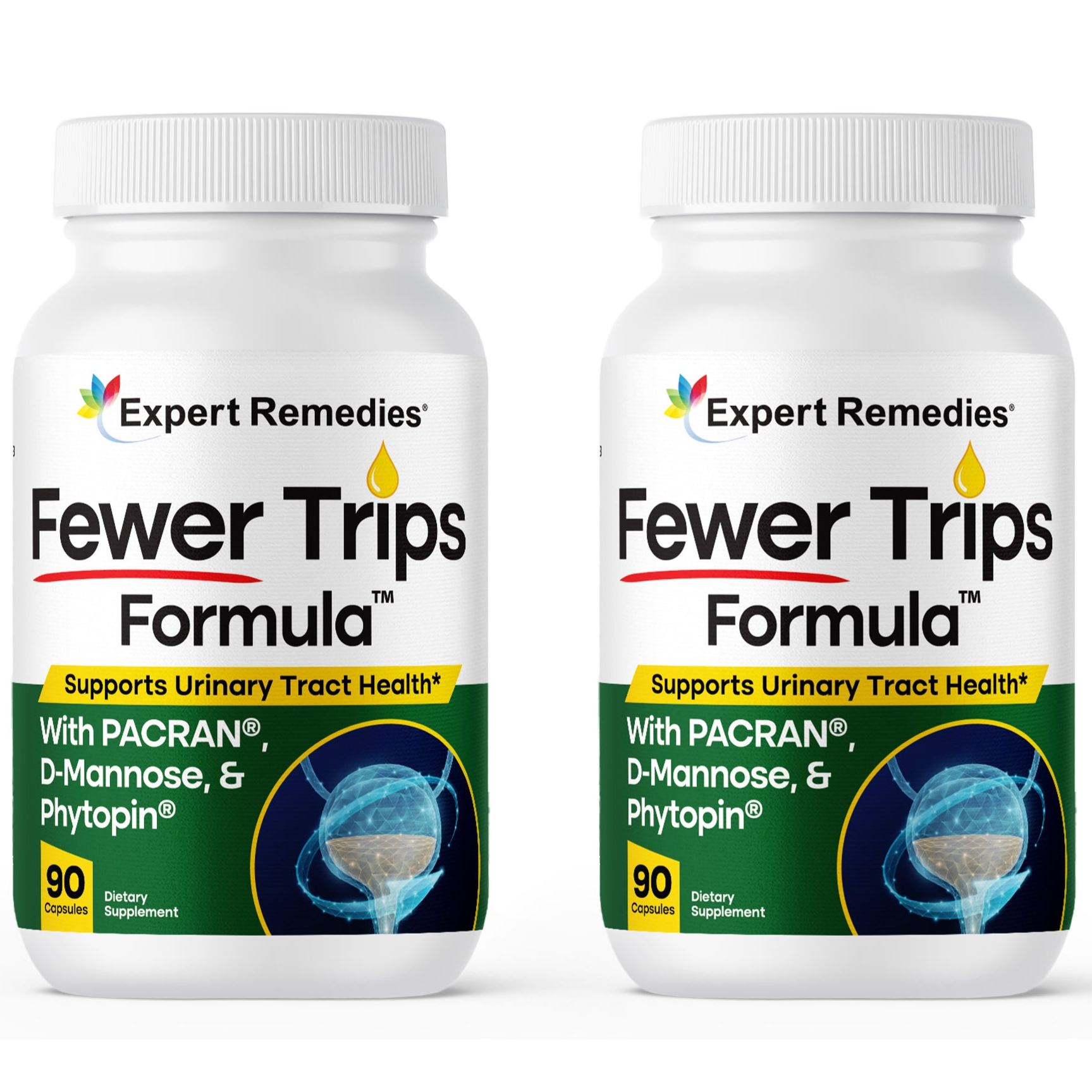 2 Bottles of Fewer Trips Formula™ – ExpertRemediesNatural.com
